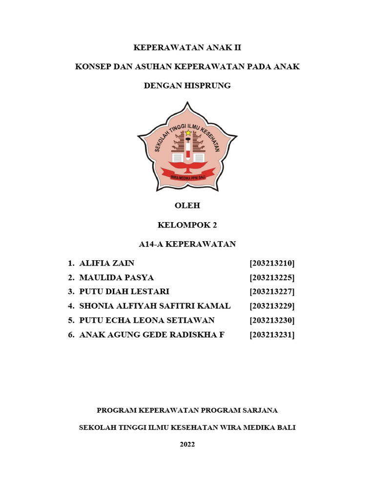 KEPERAWATAN ANAK II - KLP 2 - Hisprung | PDF
