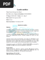 Modelo de Laudo Médico | PDF