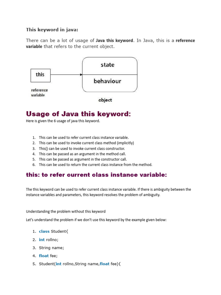 Java Seminar Report Pdf Parameter Computer Programming Programming