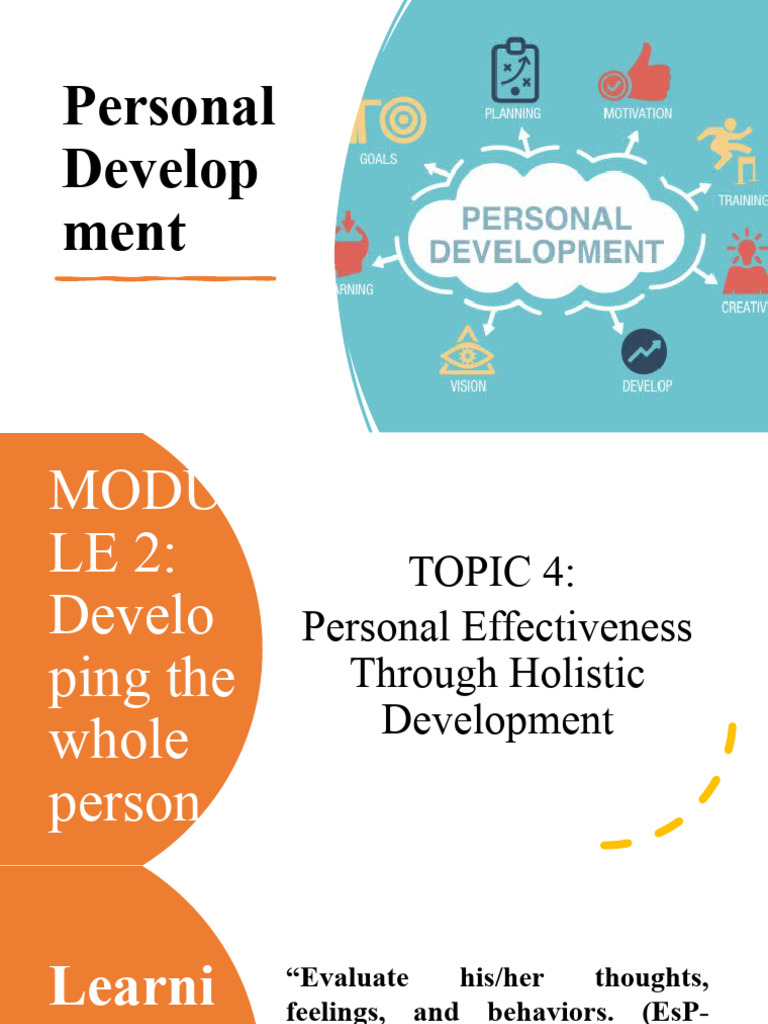 Perdev Topic 4 | PDF | Feeling | Thought