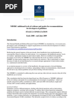 NHMRC Levels and Grades (2009) PDF | PDF | Evidence Based Medicine ...