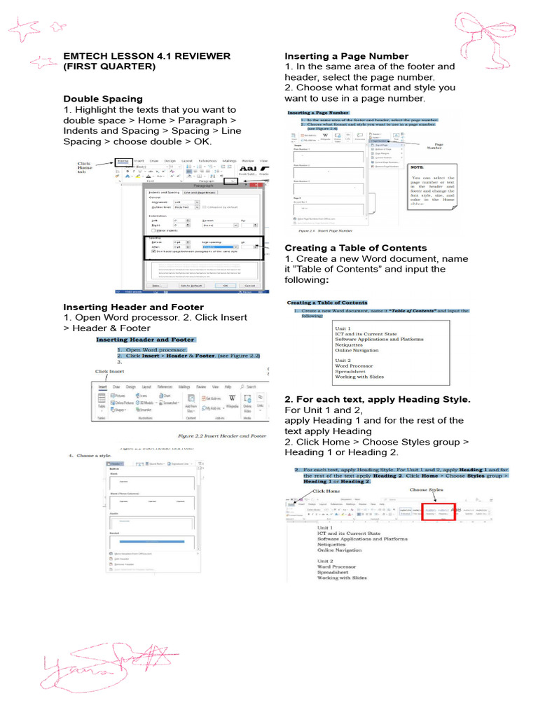 Emtech Lesson 4 Reviewer | PDF | Career & Growth Emtech Lesson 4 Reviewer | PDF | Career & Growth