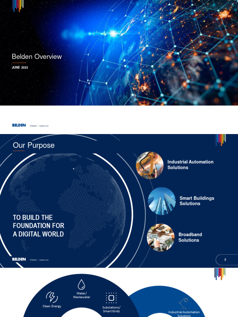 Belden 2023 Corporate Overview | PDF