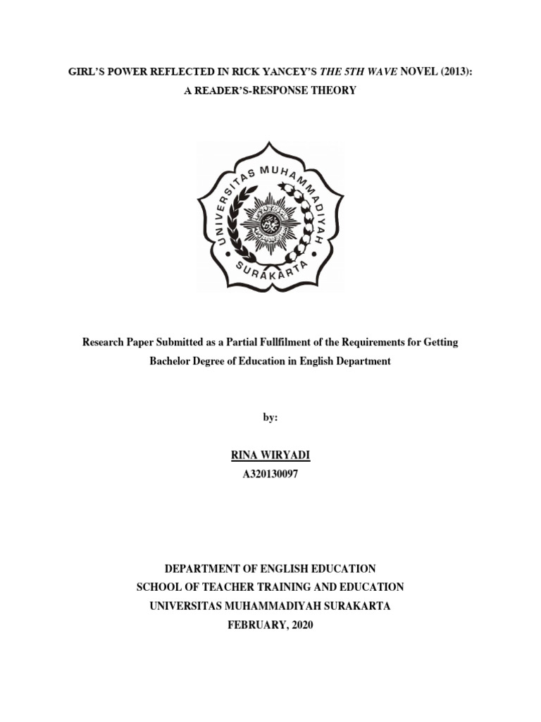 Girl's Power in The 5th Wave Novel | PDF