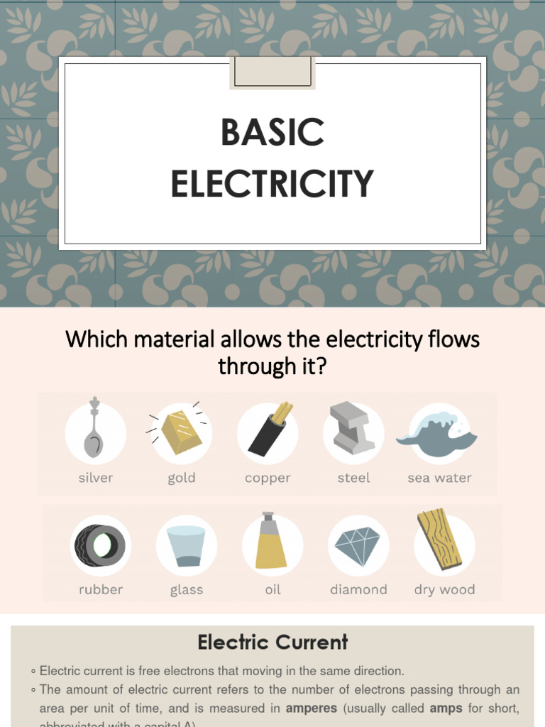 Basic Electricity | PDF