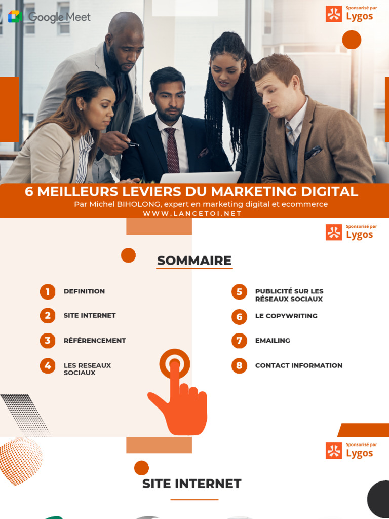 6 Leviers Clés du Marketing Digital | PDF | Commercialisation | Média ...