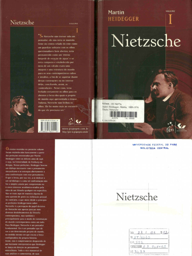 Martin Heidegger - Nietzsche I I (2010, Forense Universitária) - Libgen - Li | PDF