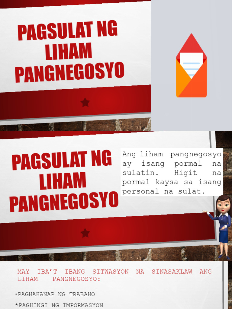 Pagsulat NG Liham Pangnegosyo | PDF