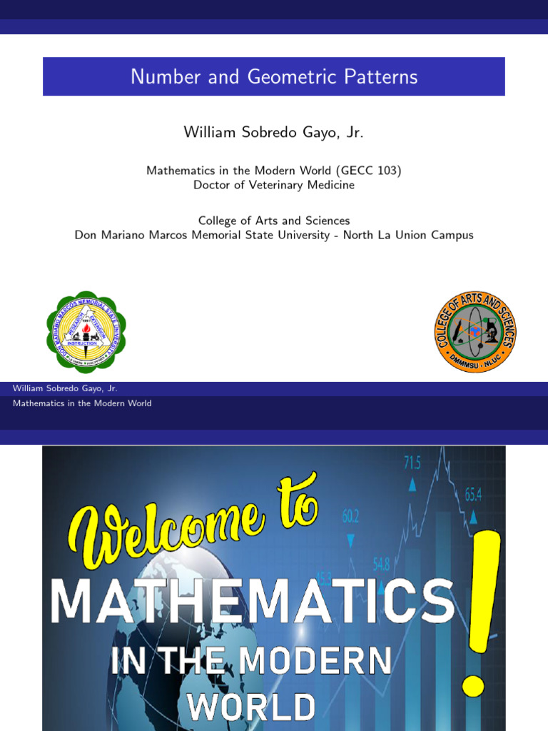 MMW Module 1 Number and Geometric Patterns | PDF