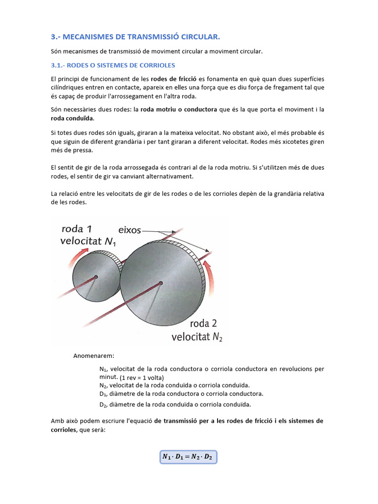 3.Mecanismes de transmissió circular | PDF