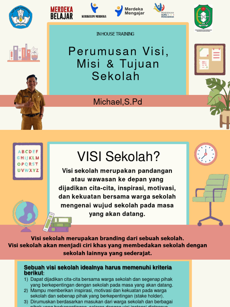 AKSI NYATA - Perumusan Visi & Misi Sekolah - Michael | PDF