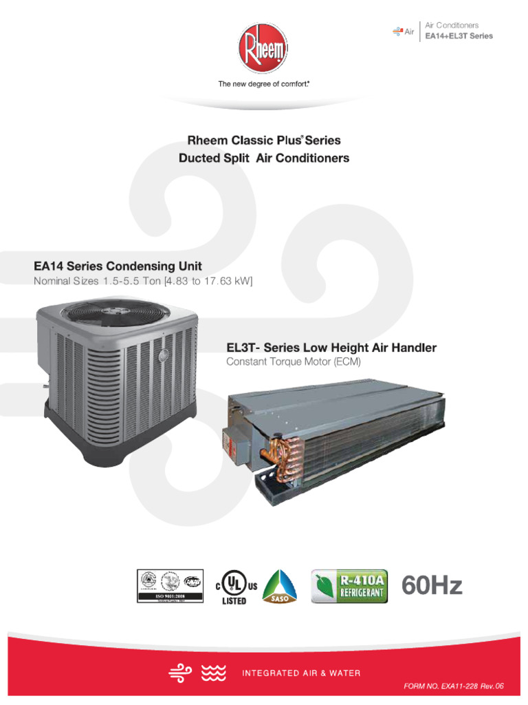 Ducted Concealed 1 - 5 Tons 2 | PDF | Air Conditioning | Capacitor