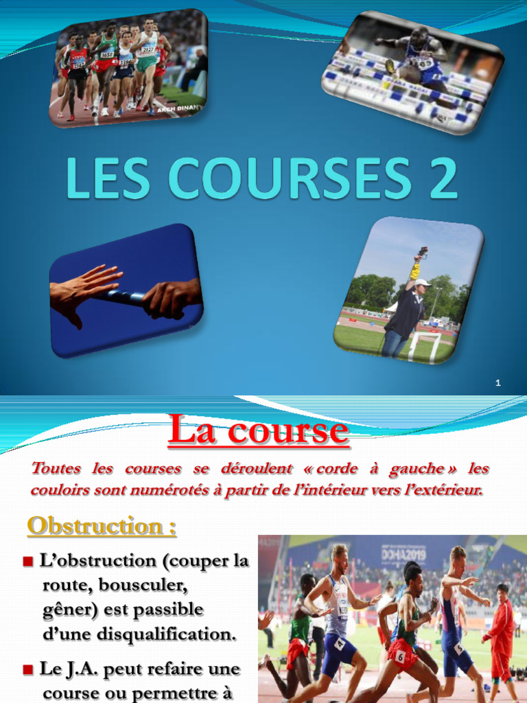 Les Courses 2 - Cours 22-12-2021 | PDF