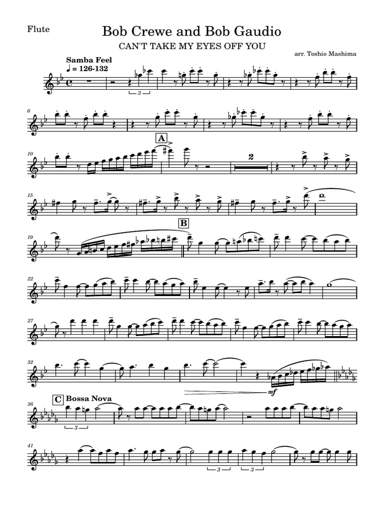 Flute Arrangement for Musicians | PDF