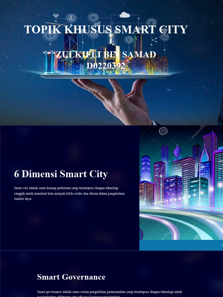 6 Dimensi Smart City | PDF