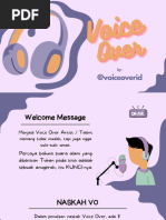Contoh Naskah Voice Over Indonesia | PDF | Seni & Disiplin Bahasa | Seni