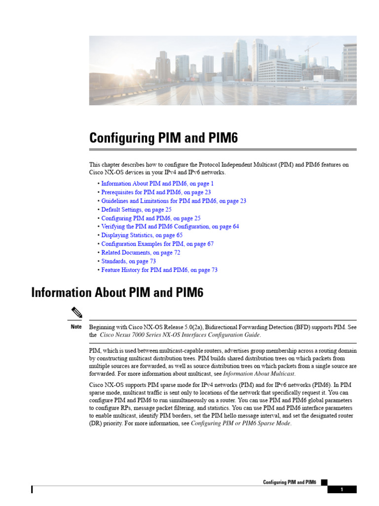 Multicast Routing Configuration Guide | PDF | Ip Address | Telecommunications