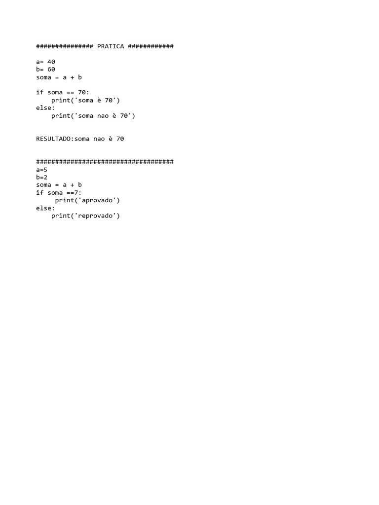 Pratica de Python - Bloco de Notas | PDF