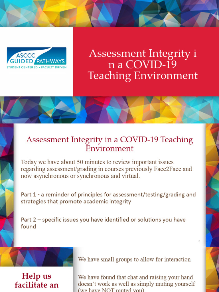 Promoting Academic Integrity Online | PDF | Academic Integrity | Rubric ...