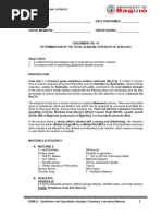 Chemical Testing Procedure | PDF | Titration | Chemistry