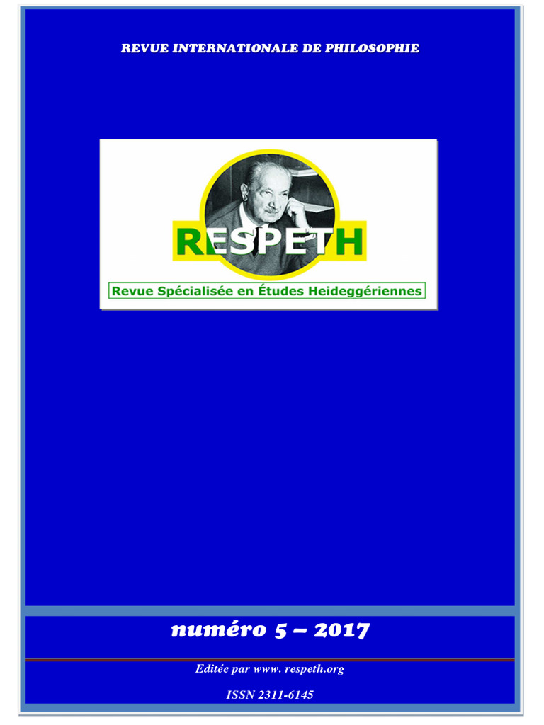 Signification de "spiritus rector" | PDF | Martin Heidegger | Edmund ...