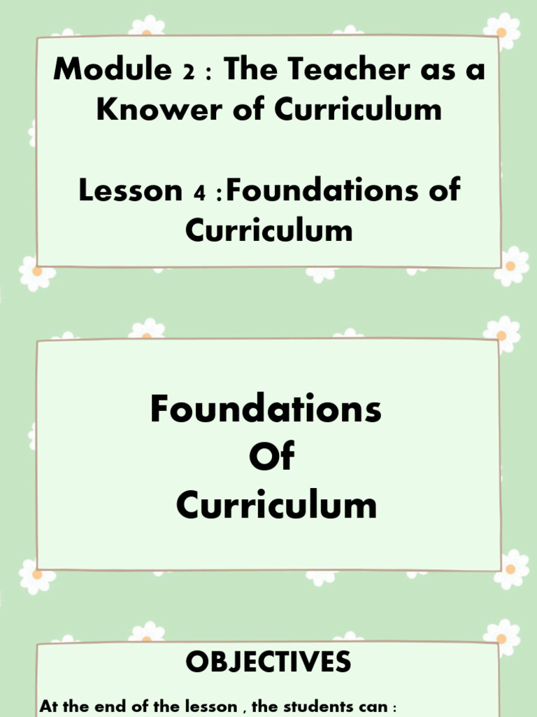 The Teacher As A Knower of Curriculum | PDF