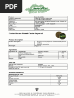 Seven Oceans Emergency Food Ration 500 G Data Sheet: Country Approval ...