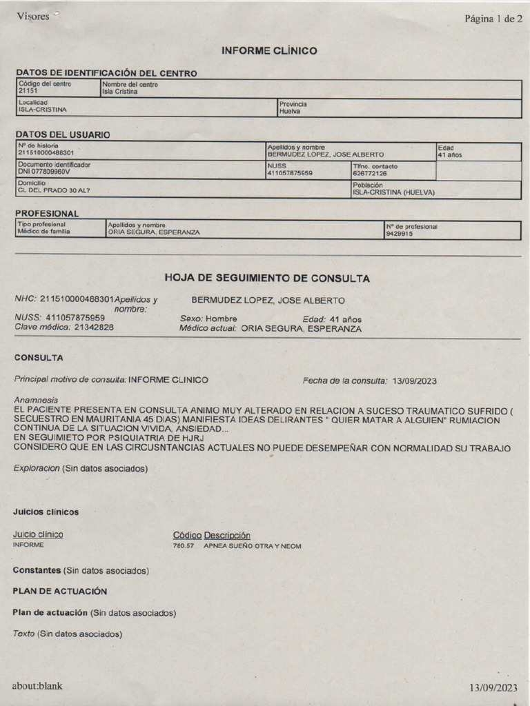 Parte Medico 2 Completo | PDF