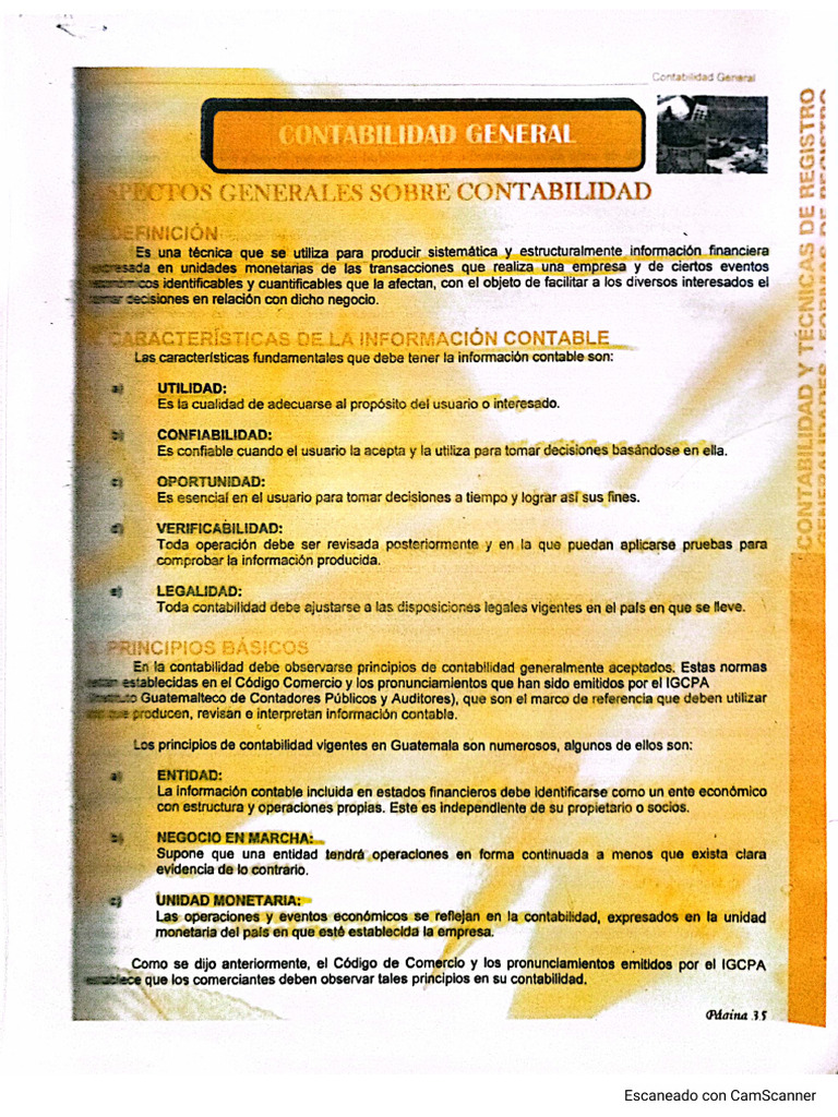 Contabilidad General | PDF