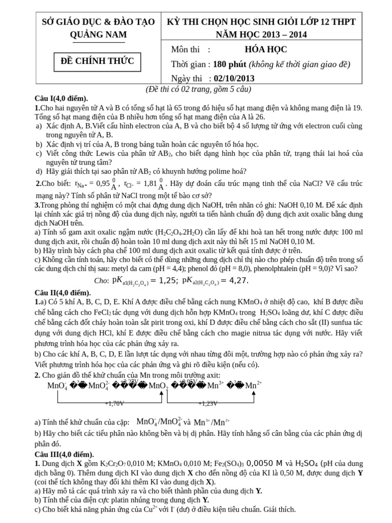 (123doc) - De-Thi-Chon-Doi-Tuyen-Hoc-Sinh-Gioi-Quoc-Gia | PDF