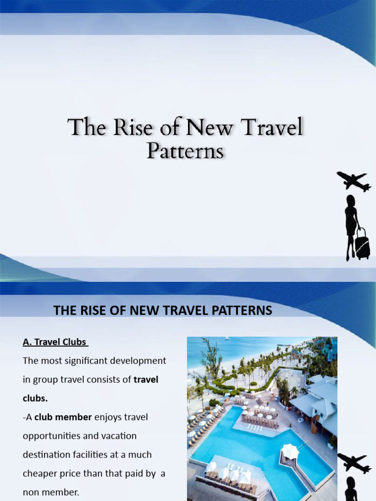 New Trends in International Travel Patterns | PDF | Tourism