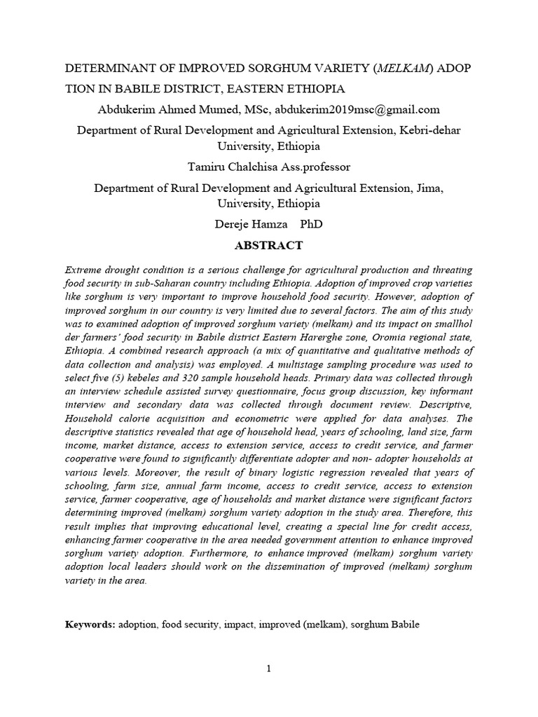 Abdukerim MSC Part One | PDF | Categorical Variable | Logistic Regression
