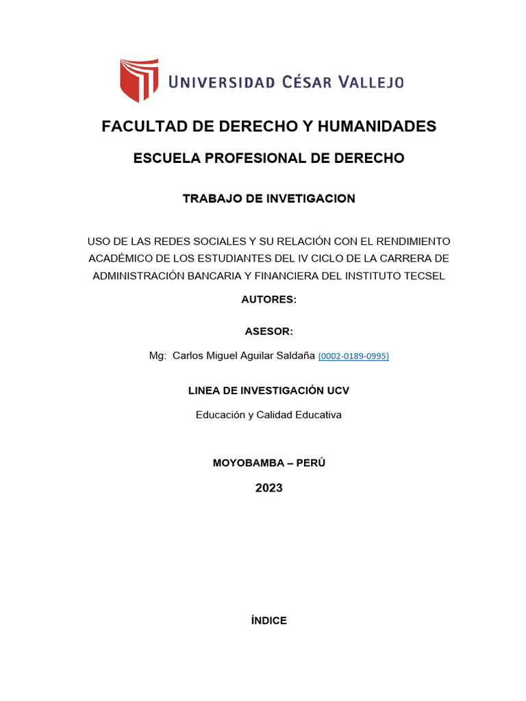 Trabajo Investigación - Avance | PDF | Servicio de redes sociales | Internet