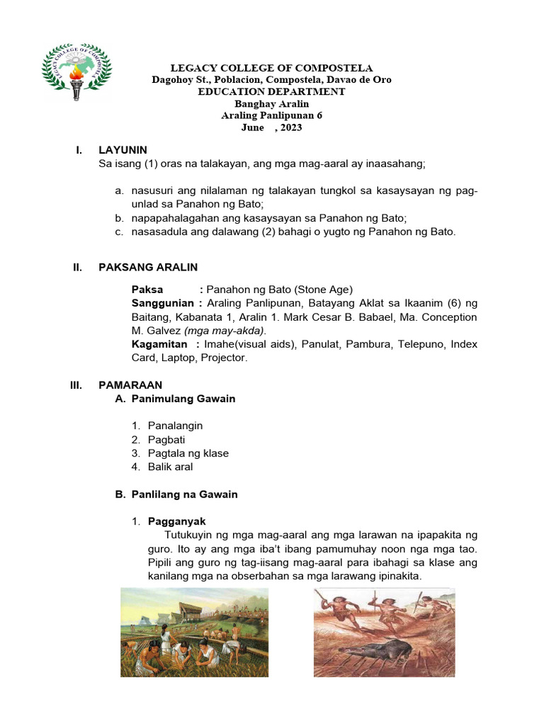 My TSS Lesson Plan | PDF