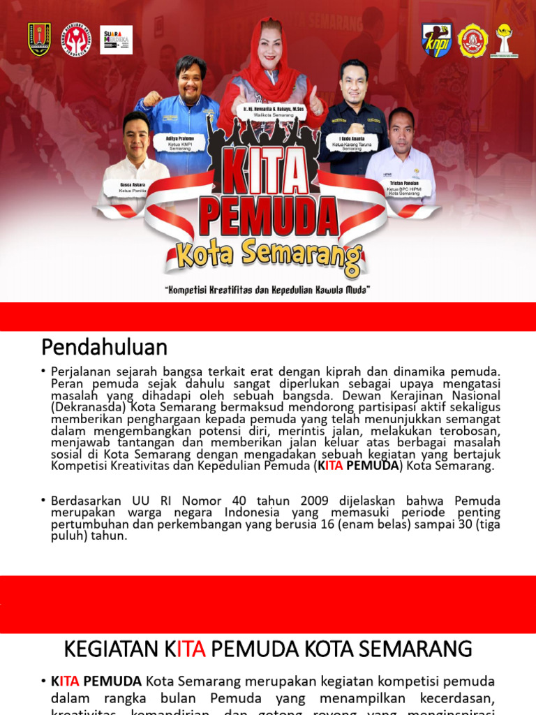 Kompetisi Kreativitas Pemuda Semarang | PDF | Bisnis | Ilmu Sosial