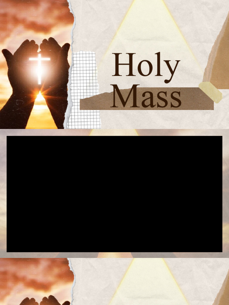 Holy Mass Ppt | PDF