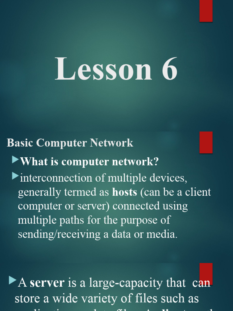 Lesson 6 23 24 | PDF | Network Switch | Computer Network