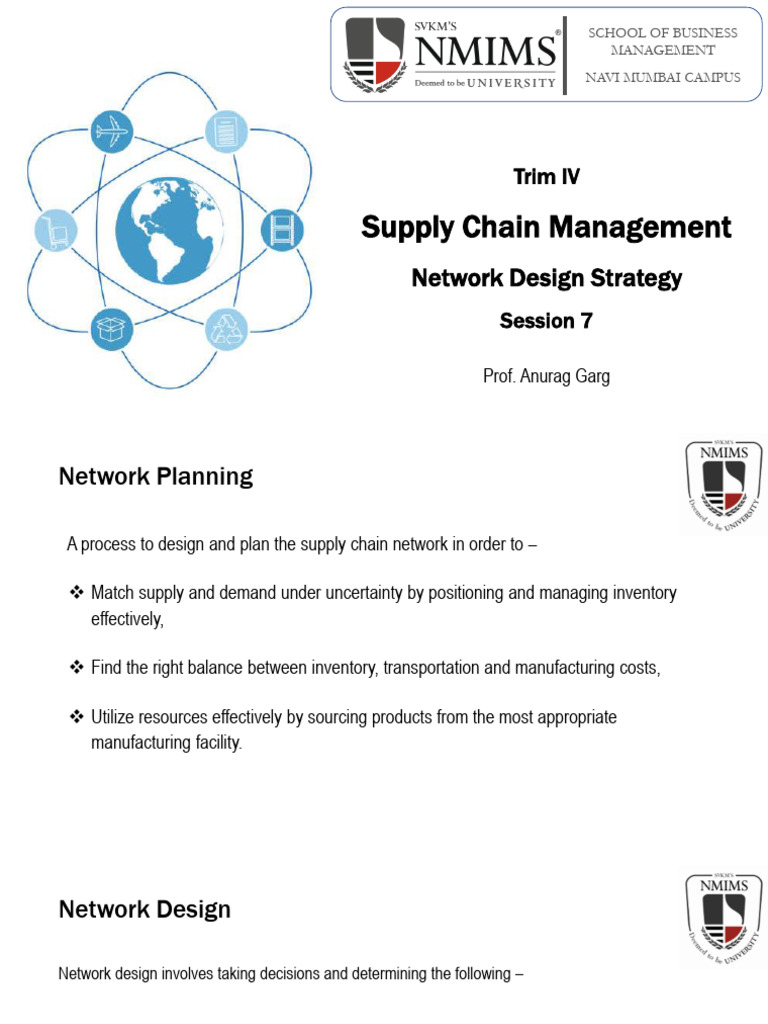 SCM Session 7 - Network Design Strategy VKw670eBfh | PDF | Supply Chain ...