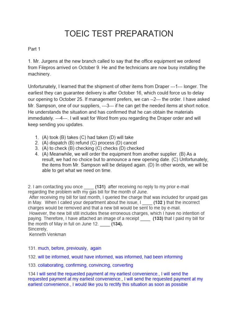 Tuesday TOEIC Lesson! Lets Get It Baby! | PDF