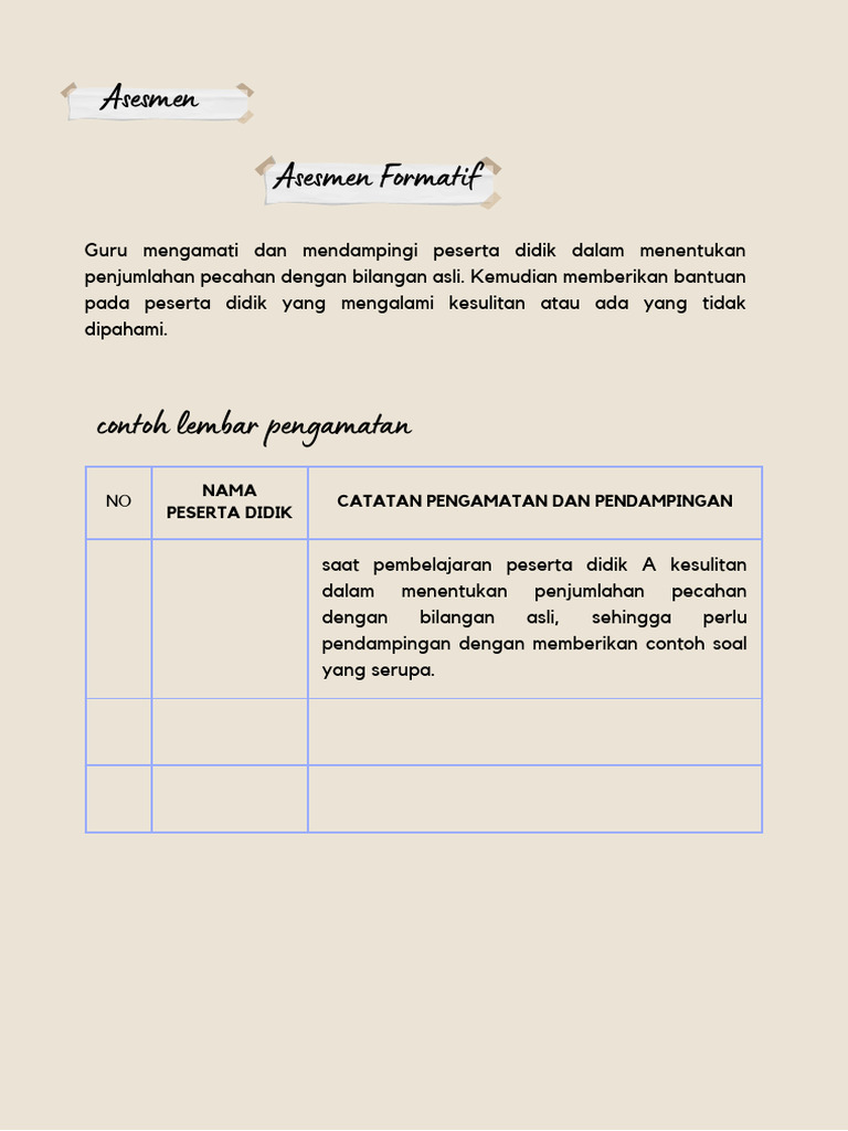 1253 Asesmen-MTK-SAKTI | PDF