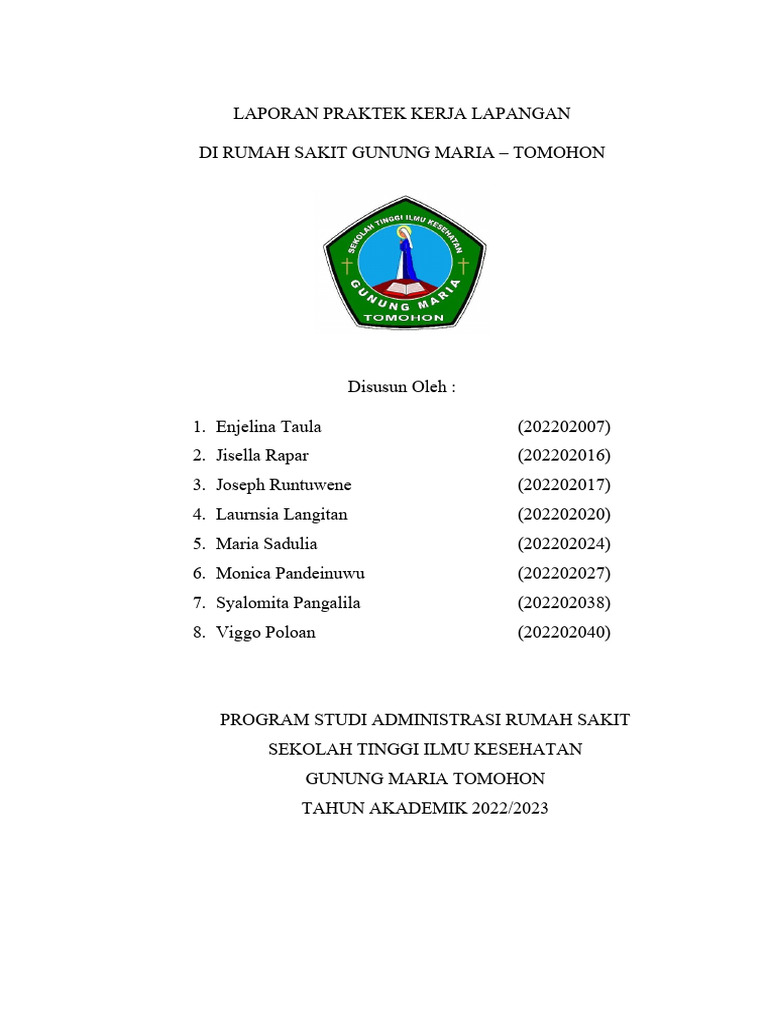 LAPORAN PRAKTEK KERJA LAPANGAN | PDF