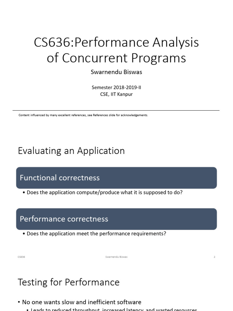 Performance Analysis Of Concurrent Programs Pdf World Wide Web Internet And Web