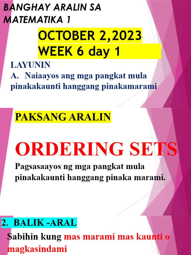 Math Week 6 Oct 2 6 | PDF