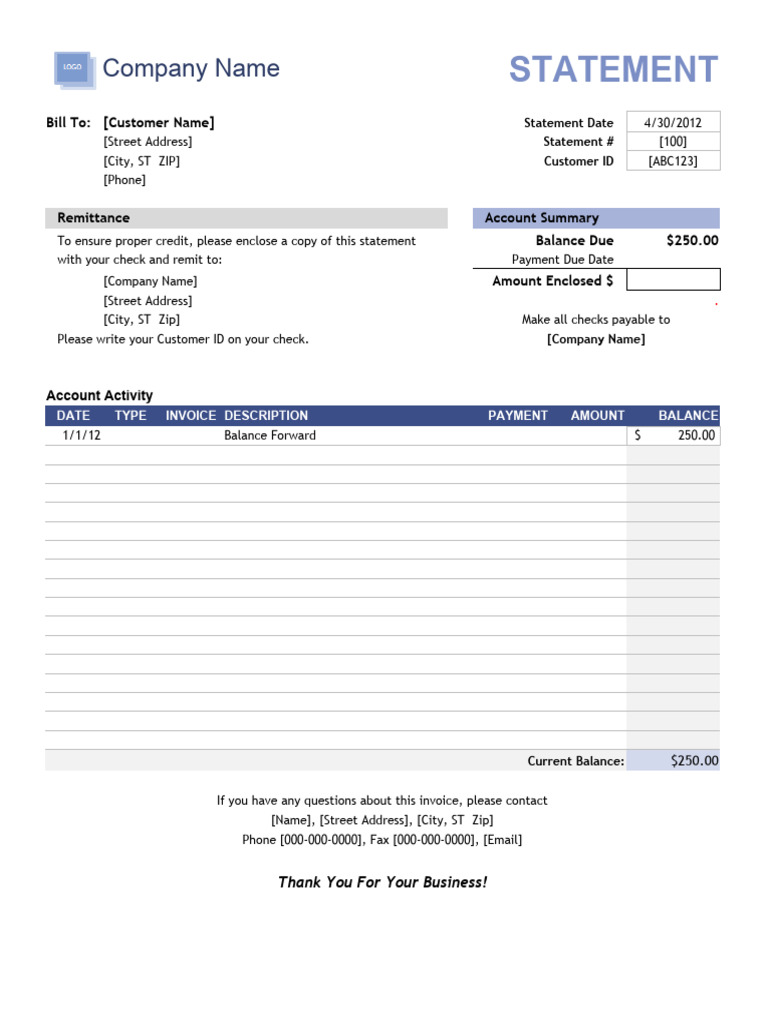 Billing Statement | PDF