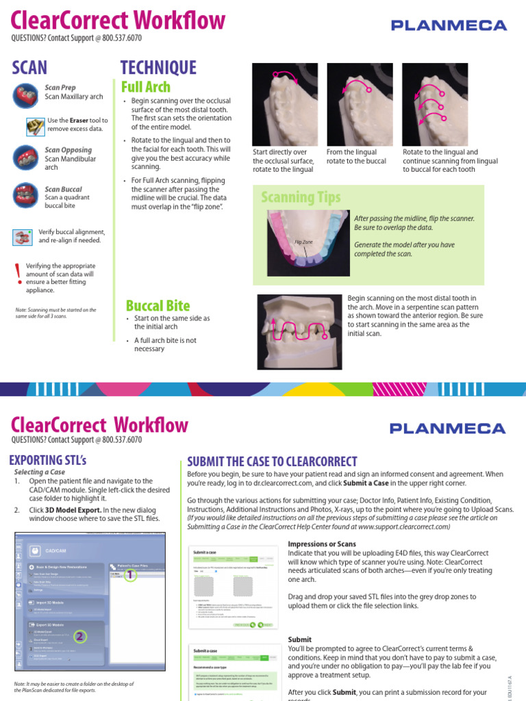 ClearCorrect Workflow E4D EDU1167.A | PDF
