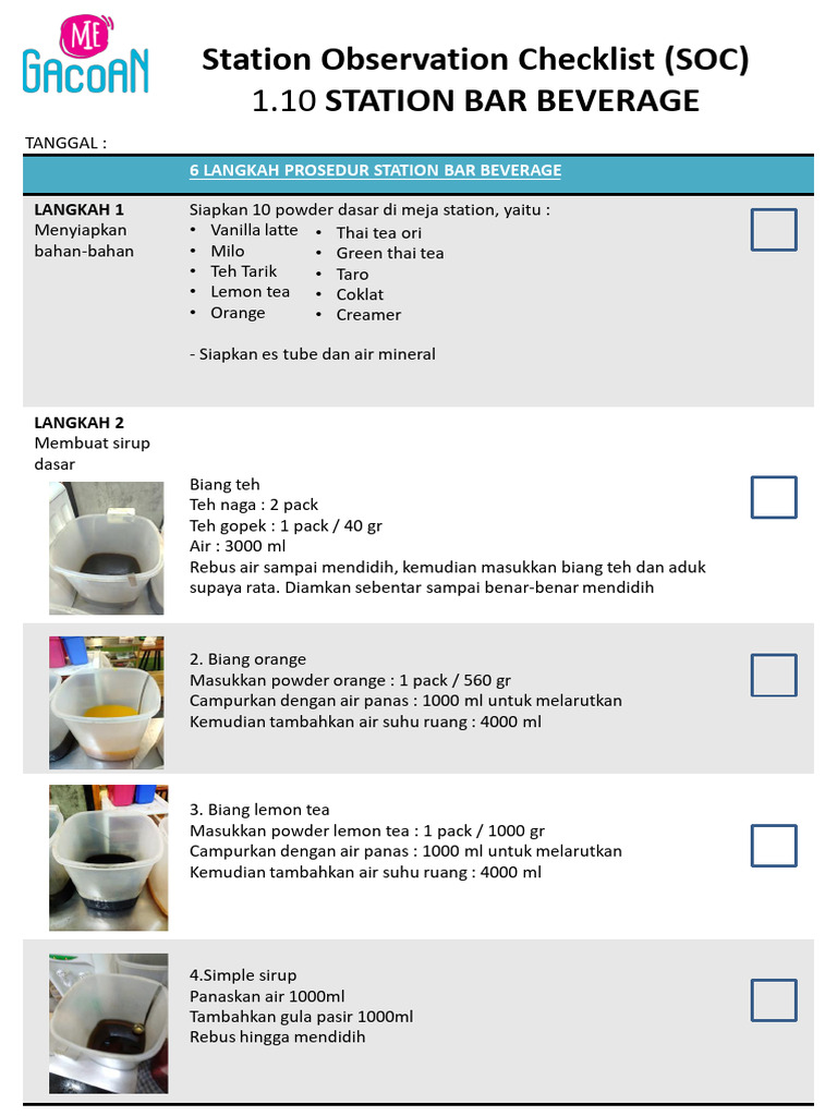 10 (Soc) Bar Beverage | PDF