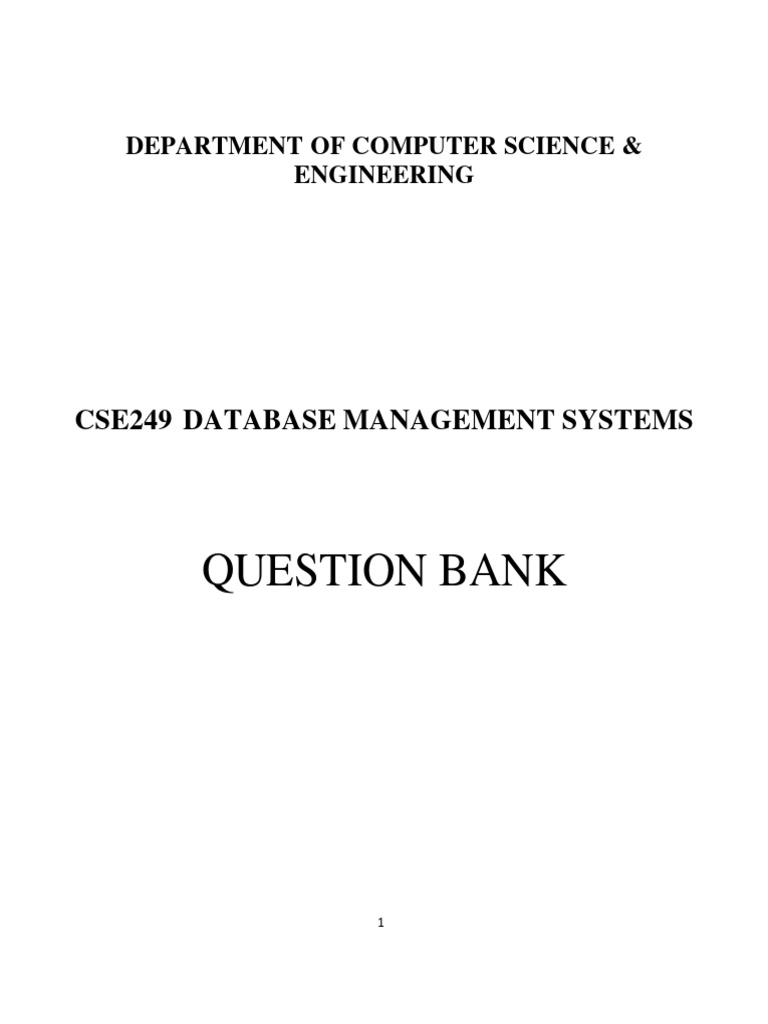 DBMS Concepts for CSE Students | PDF | Relational Database | Relational Model