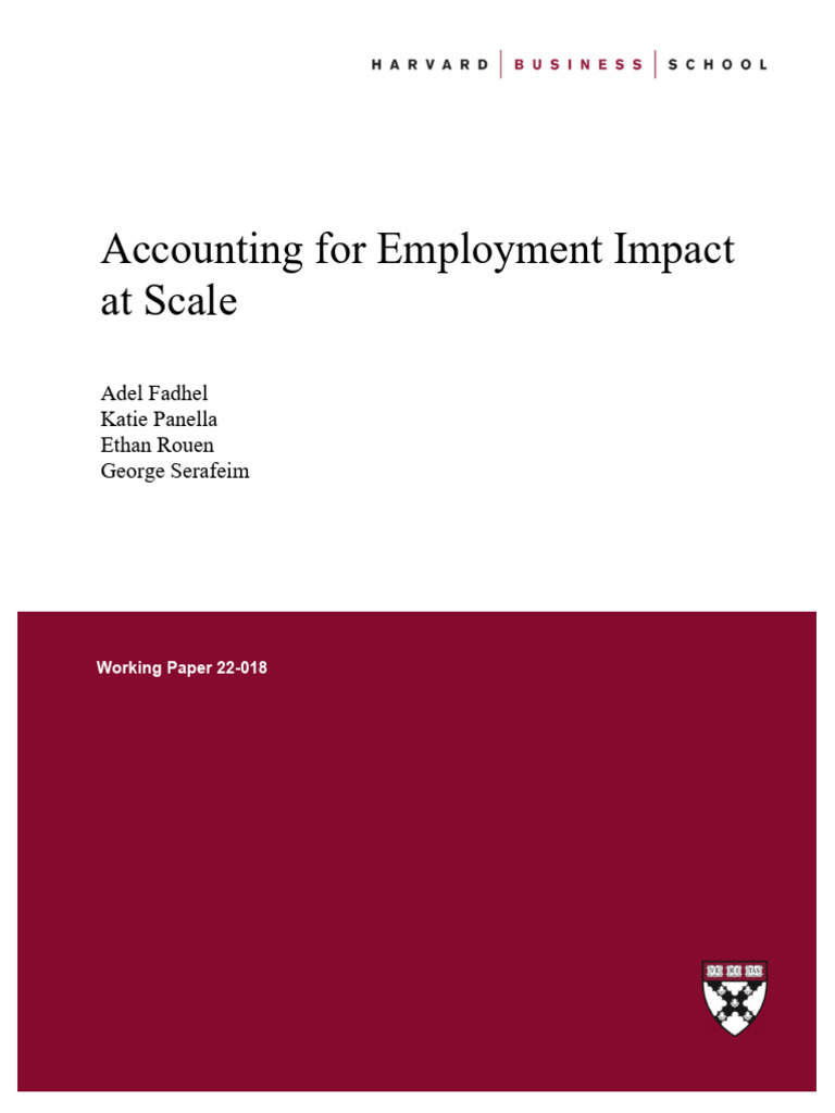 Accounting Employment Impact Scale 2021 | PDF | Cost Of Living | Employment