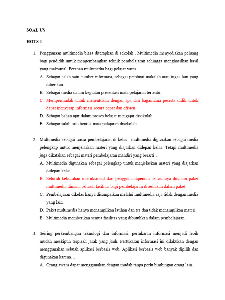 Soal Ujian Sekolah Dmi Tahun 2021-2022 | PDF | Ilmu Sosial