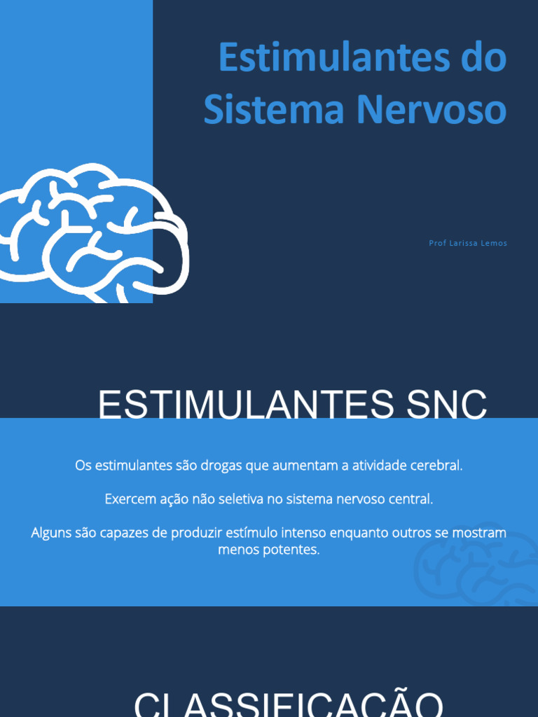 Estimulantes Do Sistema Nervoso 1 | PDF